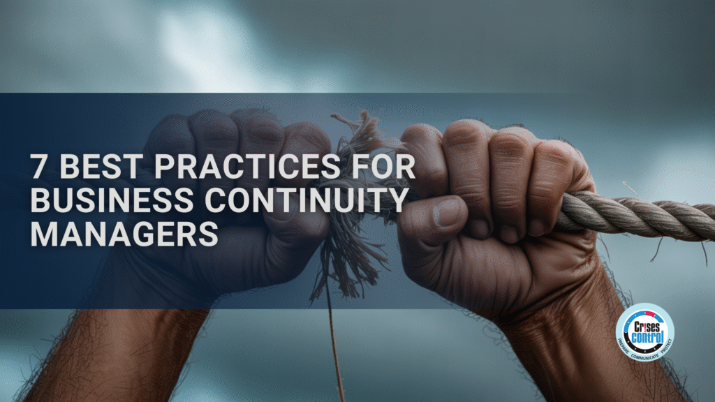 Business Continuity: Best Practices for Managers