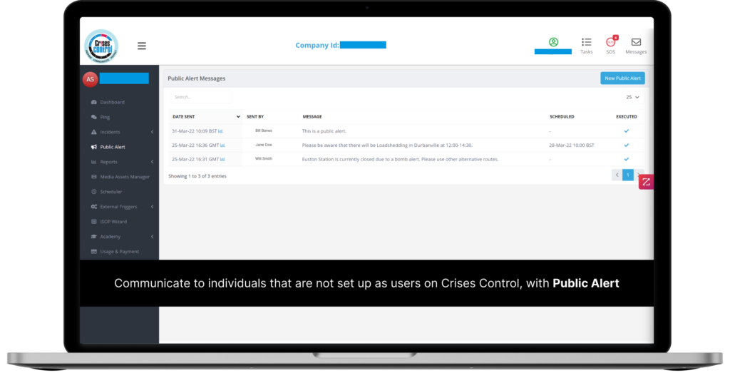Public Safety Software | Crises Control