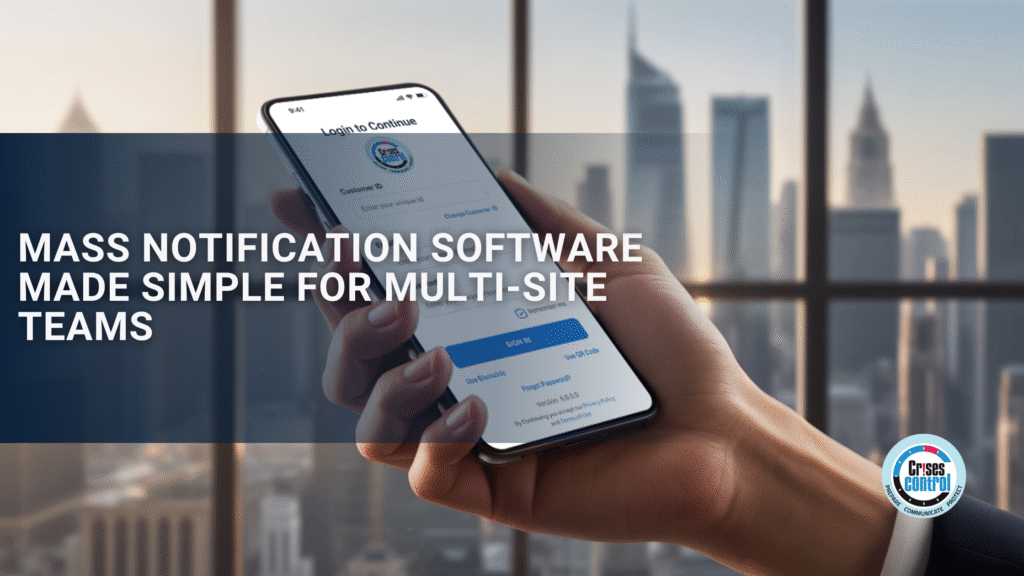 Mass Notification Software Made Simple for Multi-Site Teams
