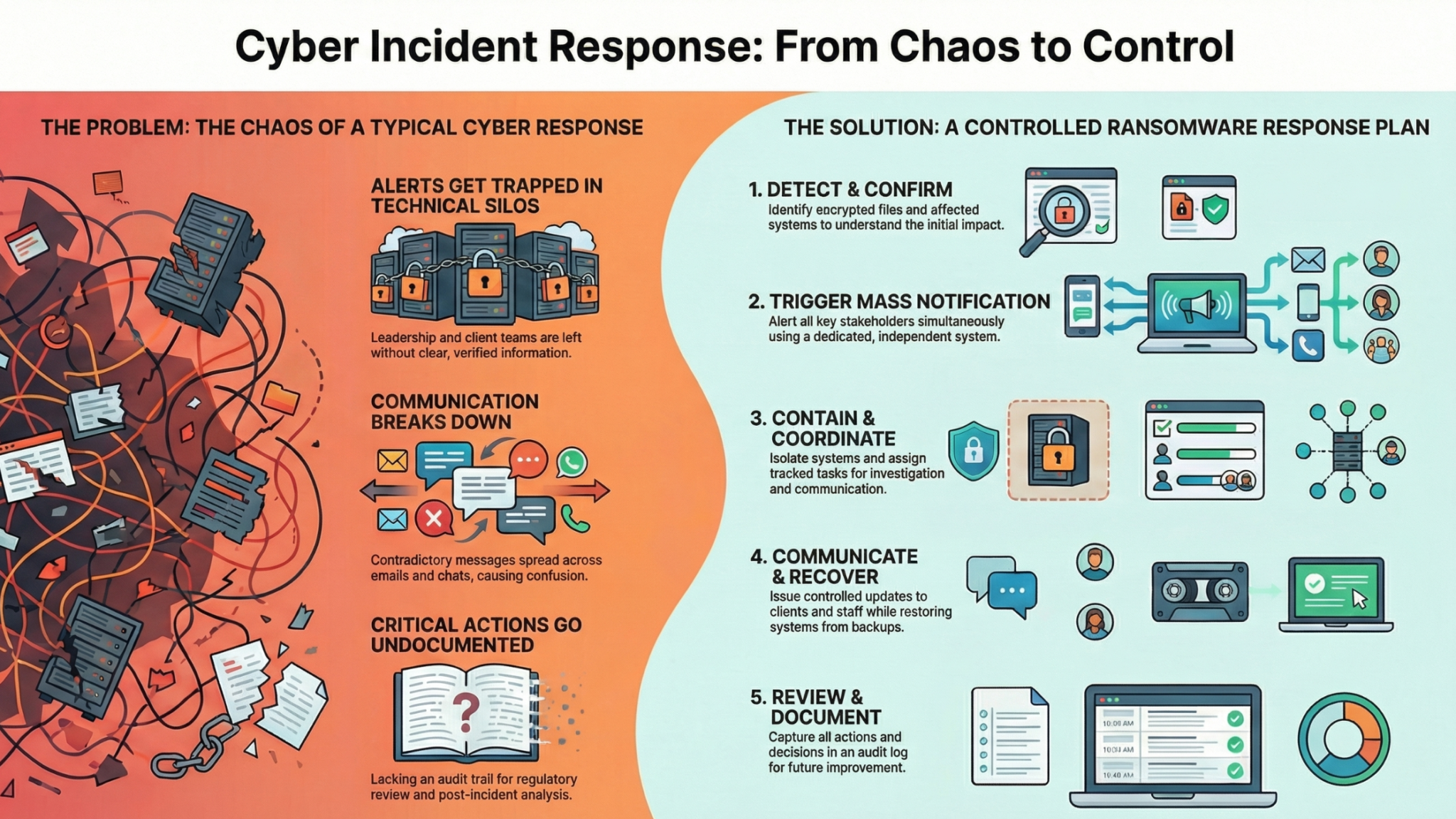 Mass Notification System for Cybersecurity Incident Response